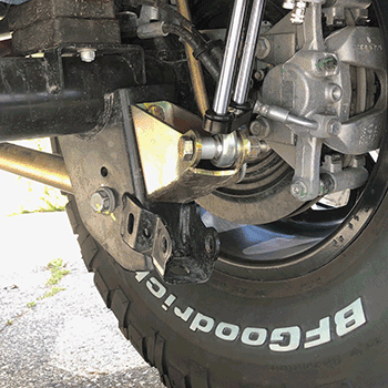Metalcloak's Shock Relocation & Clearance Kit, JL Lower Rear